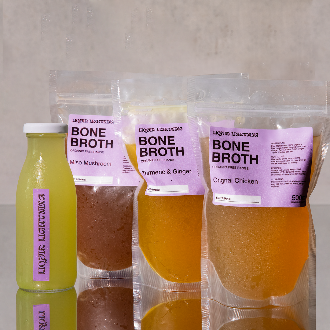 Liquid Lightning - Organic Bone Broths, Cold Pressed Juices & Collabs